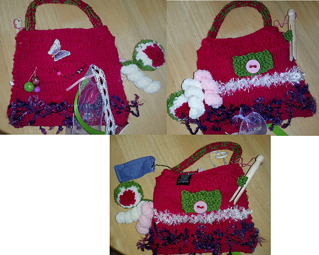 Ravelry: Woolmaniac's Sensory Twiddle handbag