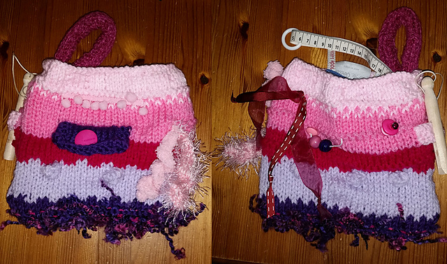 Ravelry: Woolmaniac's Sensory Twiddle handbag