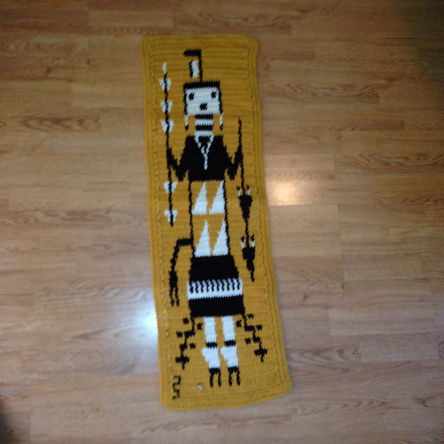 Ravelry: "Whirling Logs" Yei pattern by Sharon L. Mosier