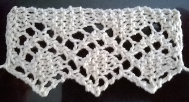 Ravelry: Diamond Edging pattern by Eva Marie Niles