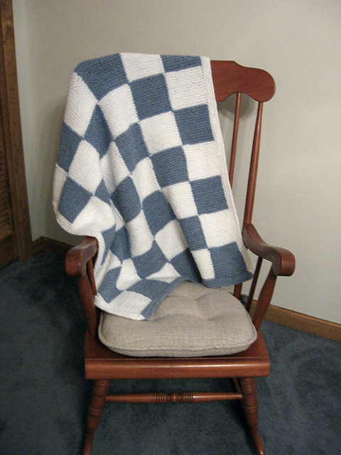 Ravelry: Checker Baby Blanket pattern by Morehouse Designs