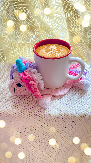 Ravelry: Unicorn cup coaster pattern by Yana Altikulac