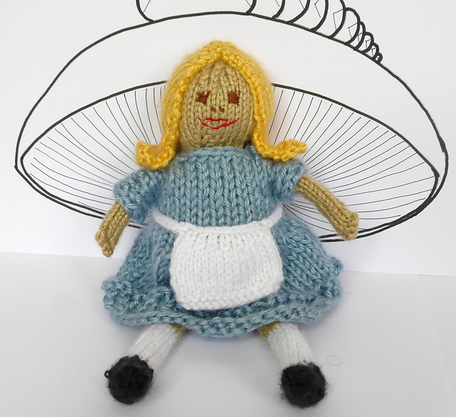 Ravelry: Alice in Wonderland Doll pattern by Alexis Hamann-Nazaroff