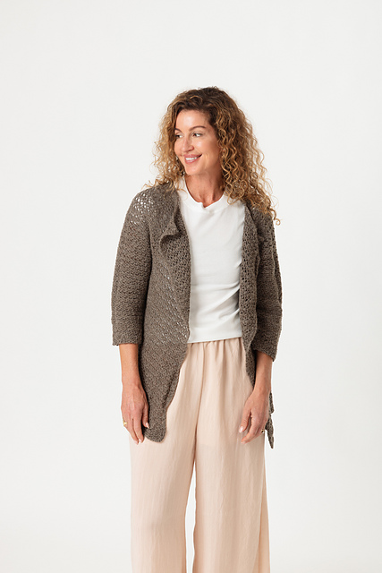 Ravelry: Acorn Gathering Cardi pattern by Yarn Citizen Design Team