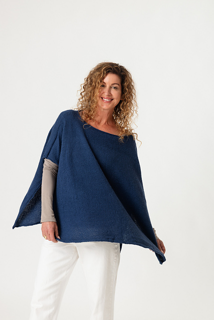 Ravelry: By the Fire Poncho pattern by Yarn Citizen Design Team