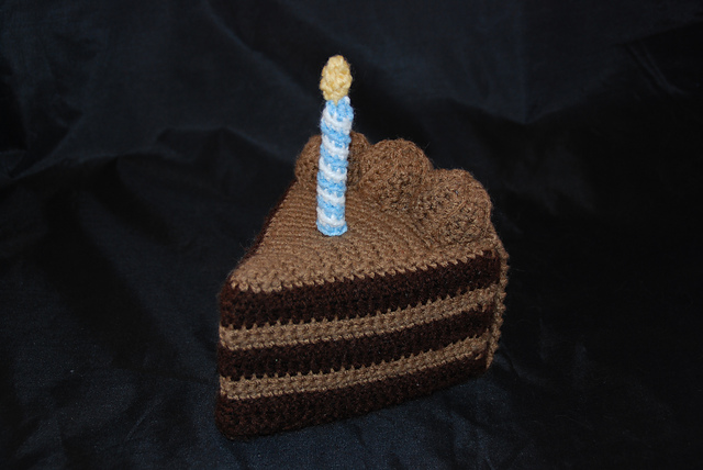 Ravelry: Crochet Cake Slice with Frosting pattern by Rebecca Nichols
