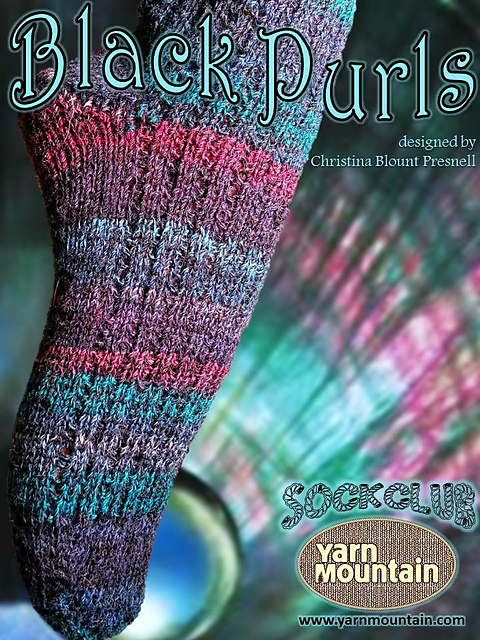 Ravelry: Black Purls pattern by Christina Blount