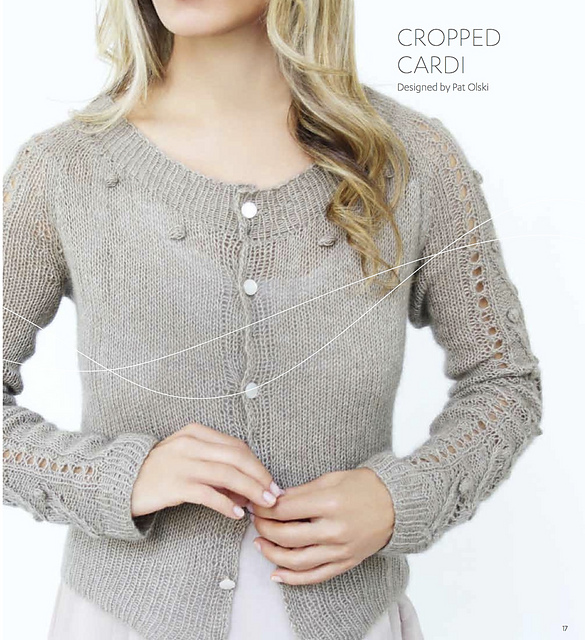 Ravelry: Cropped Cardi pattern by Pat Olski