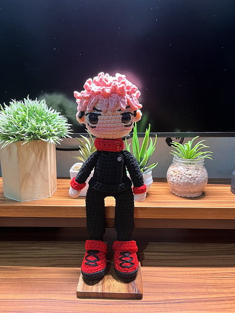 Ravelry: Itadori Yuji Amigurumi Doll pattern by Yanderlust Crochet