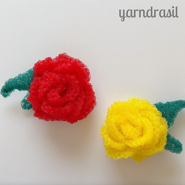 Ravelry: Flower Scrubby for the Kitchen pattern by Lissy Jenkins