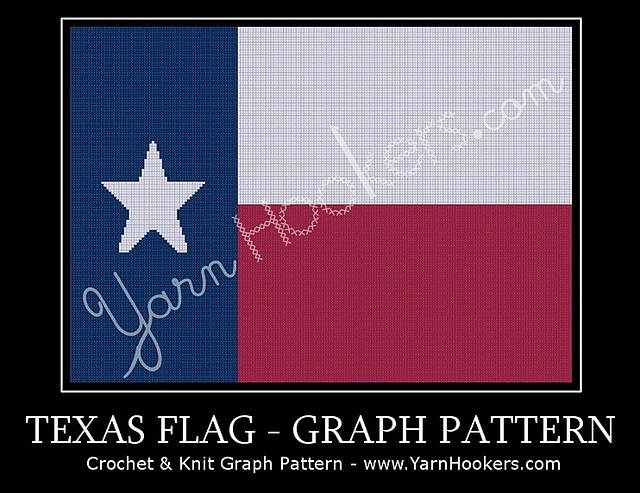 Ravelry: Texas State Flag Chart pattern by YARNHOOKERS.COM