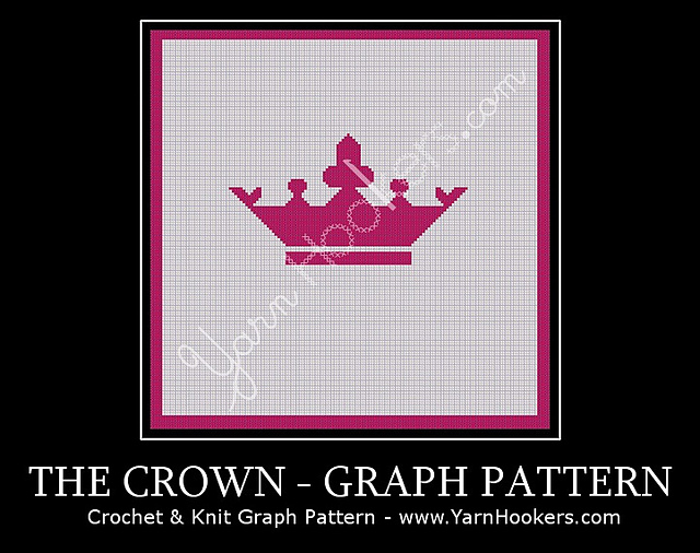 Ravelry: Pink Majestic Crown Chart pattern by YARNHOOKERS.COM