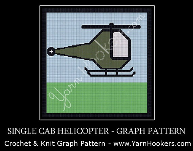 Ravelry: Single Cab Helicopter Chart pattern by YARNHOOKERS.COM