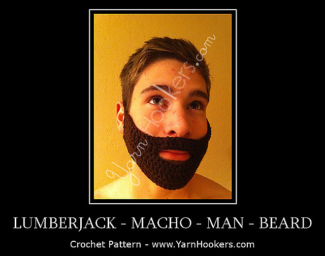 Ravelry: Lumberjack Macho Man Beard pattern by YARNHOOKERS.COM
