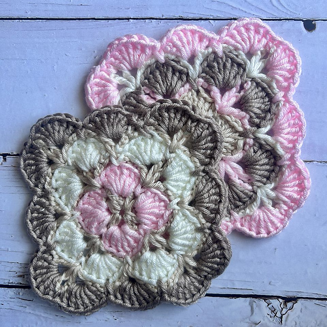 Ravelry: Shell Granny Square pattern by Larysa Shakhrai