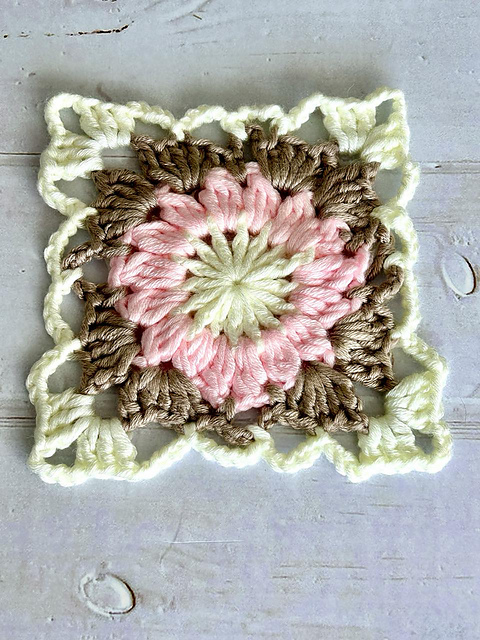 Ravelry: Morning Star Square pattern by Larysa Shakhrai