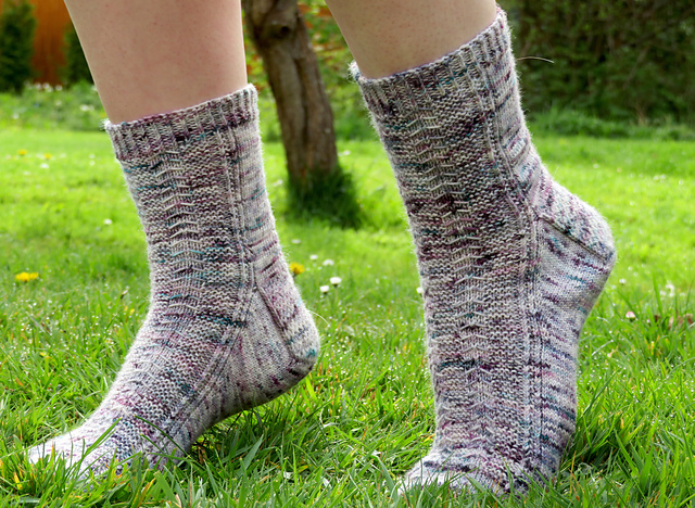 Ravelry: Peggy Socks pattern by Hannah Knotwell