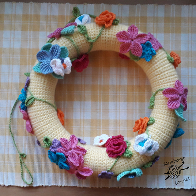 Ravelry: YarnificntCrochet's Easter Wreath