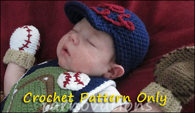Ravelry: Li'l Slugger Newborn Baseball Outfit pattern by Yarn Twins