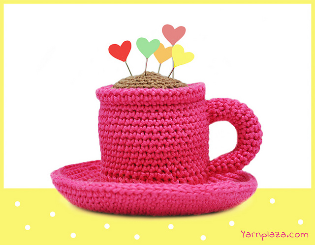 Ravelry: Coffee Cup & Saucer pattern by Yarnplaza.com
