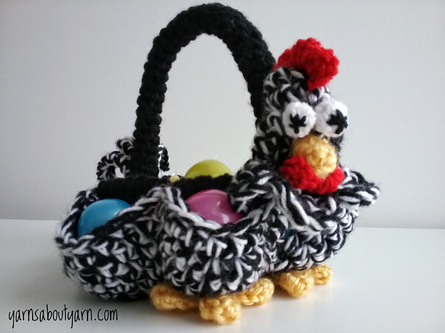 Ravelry: Chicken Egg Collecting Basket pattern by Charlotte Whaley