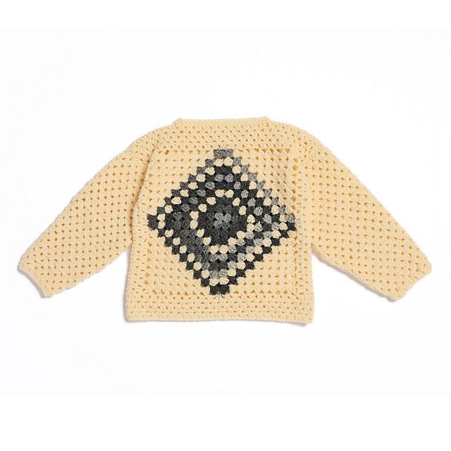 Ravelry: Granny Square Sweater pattern by Yarnspirations Design Studio