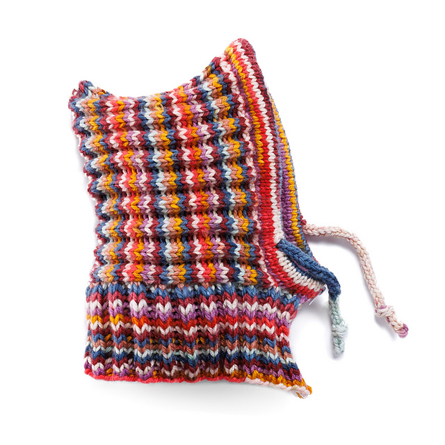 Ravelry: Double Brioche Stitch Hood pattern by Yarnspirations Design Studio