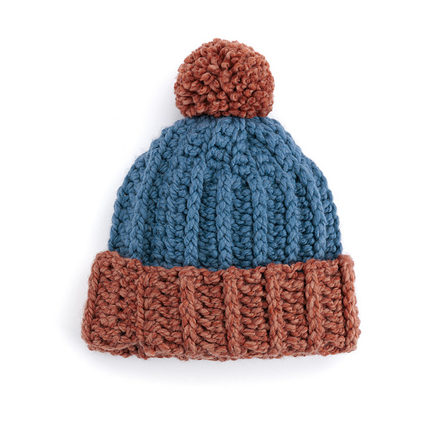 Ravelry: Caron Crochet Cozy Contrast Hat pattern by Yarnspirations ...