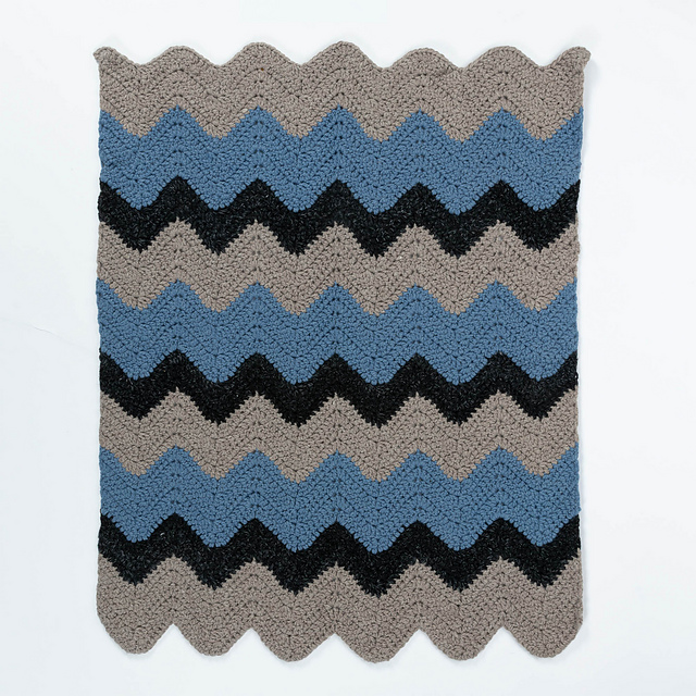 Ravelry: Mountain Mist Throw pattern by Yarnspirations Design Studio