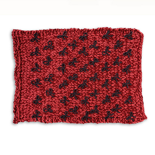 Ravelry: Put a Bow on it Table Blanket pattern by Yarnspirations Design ...