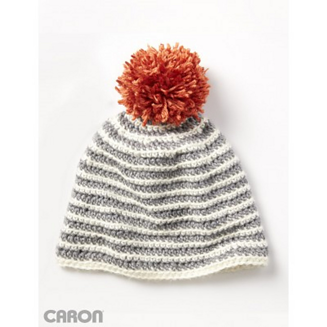 Ravelry: Striped Right Hat pattern by Yarnspirations Design Studio