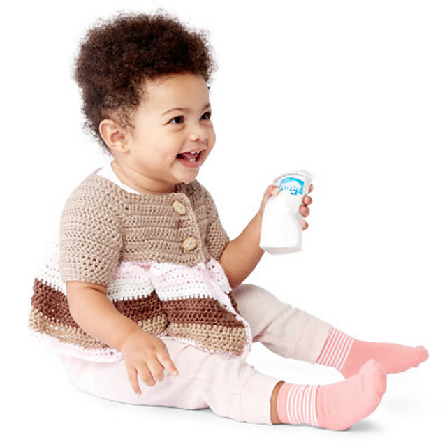 Ravelry: Striped Coat pattern by Yarnspirations Design Studio