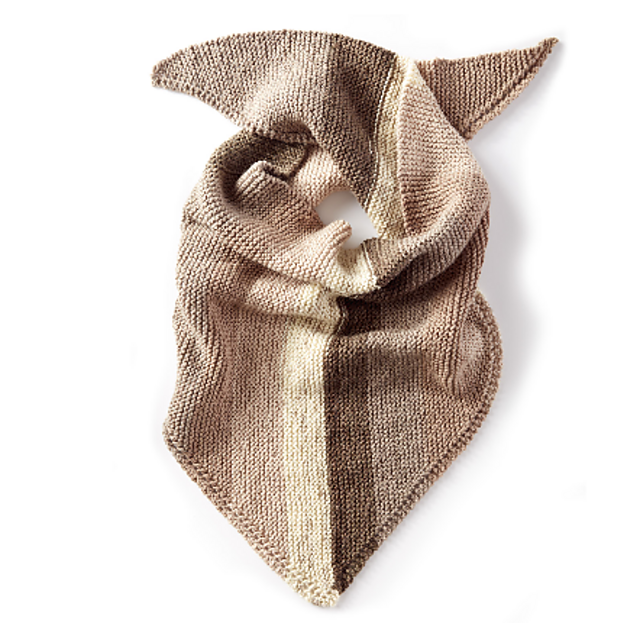 Ravelry: Triangle Knit Shawl pattern by Yarnspirations Design Studio