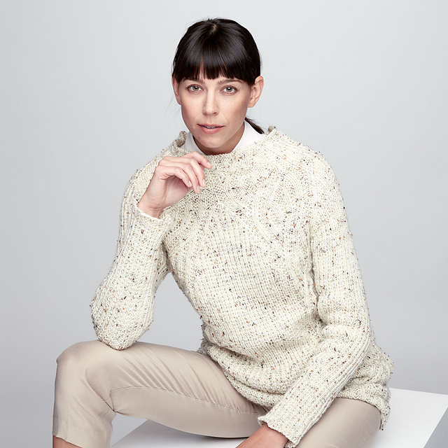 Ravelry: Texture Shifts Sweater pattern by Yarnspirations Design Studio