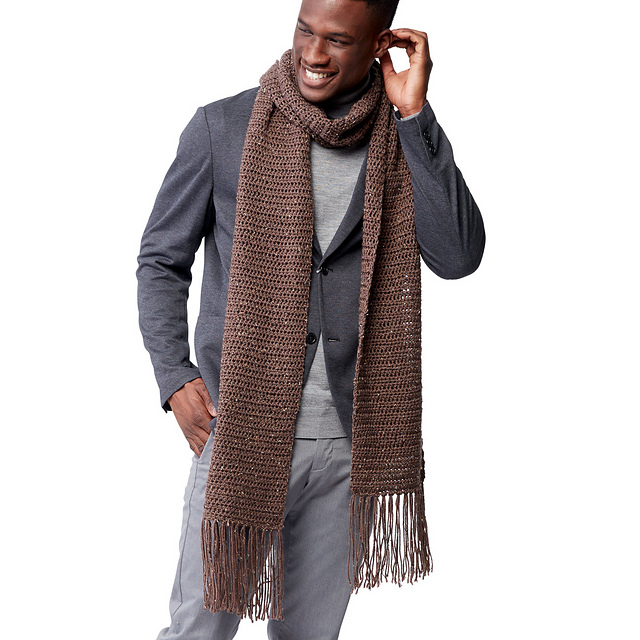 Ravelry: Let's Begin Crochet Scarf pattern by Yarnspirations Design Studio