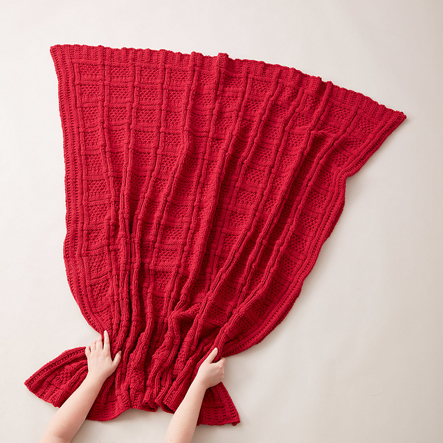 Ravelry: Gridlock Blanket pattern by Yarnspirations Design Studio