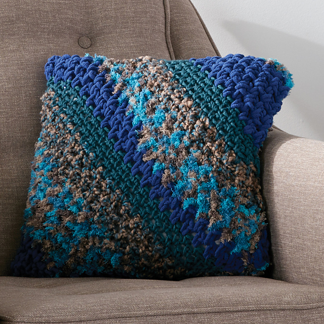 Ravelry: Corner to Corner Pillow pattern by Yarnspirations Design Studio