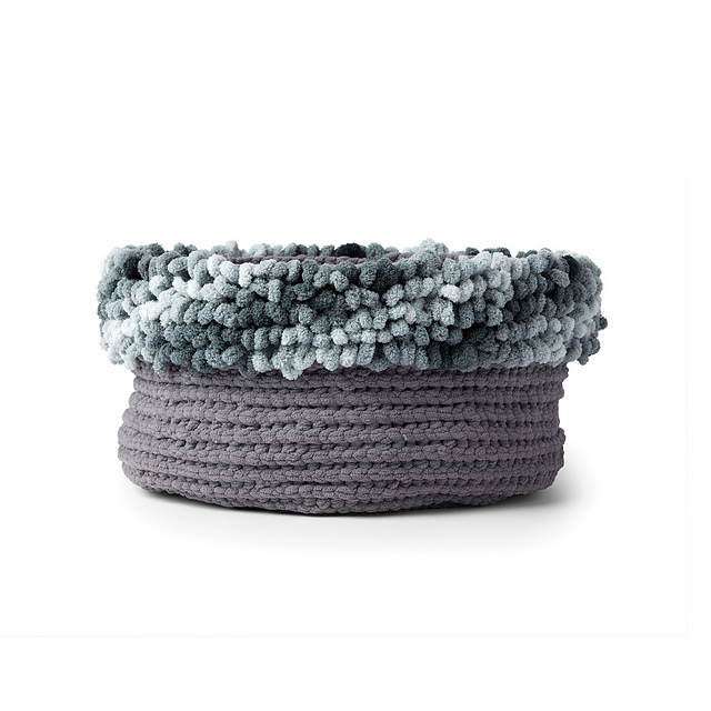 Ravelry: Loopy Edge Crochet Basket pattern by Yarnspirations Design Studio