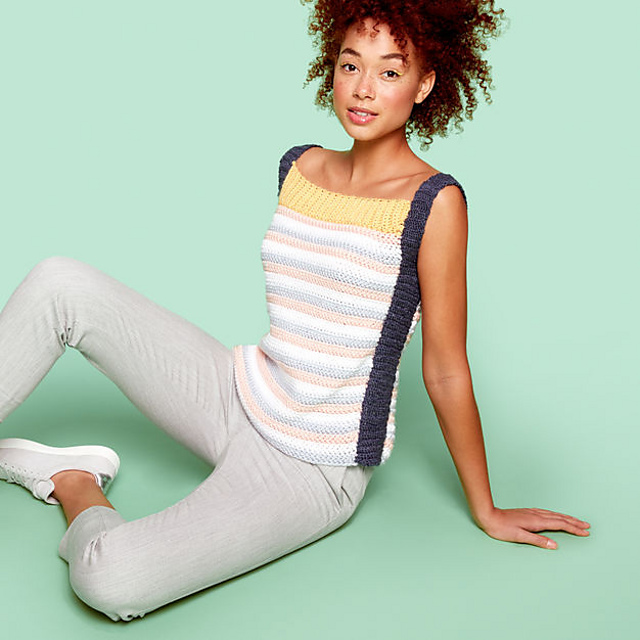 Ravelry: Sporty Tank Top pattern by Yarnspirations Design Studio
