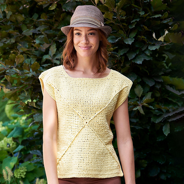 Ravelry: Easy Modular Top pattern by Yarnspirations Design Studio