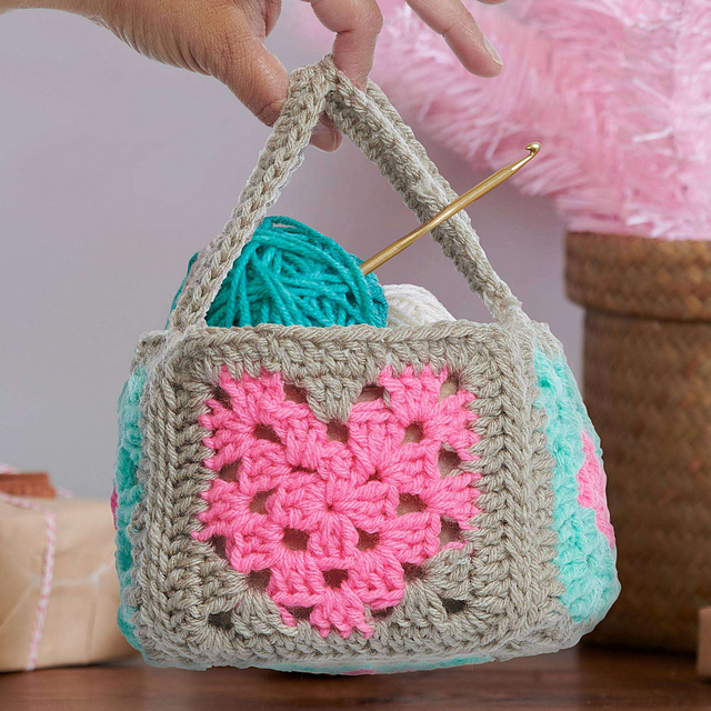 Ravelry: Granny's Love Basket pattern by Yarnspirations Design Studio