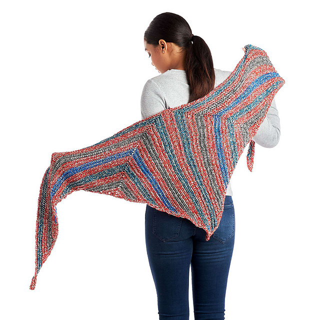 Ravelry: Triangular Wings Shawl pattern by Yarnspirations Design Studio