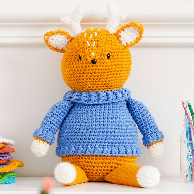 Ravelry: Danny the Deer Toy pattern by Yarnspirations Design Studio