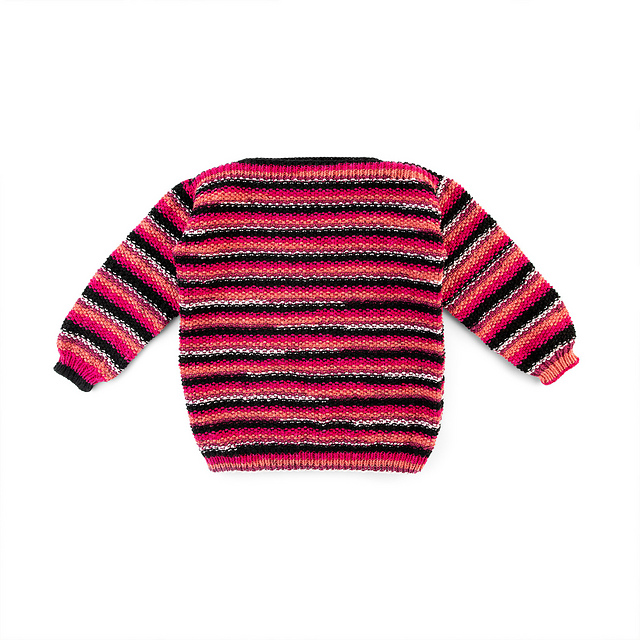Ravelry: Easy Stripes Sweater pattern by Red Heart Design Team