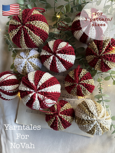 Ravelry: Swirly Bauble No. 1 pattern by Yarntales for NoVah