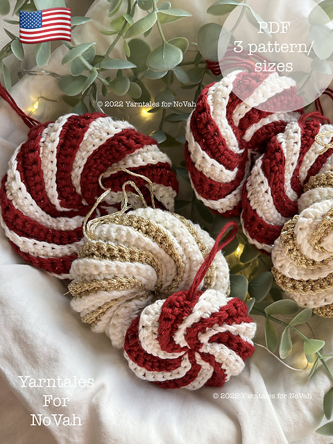 Ravelry: Swirly Bauble No. 3 pattern by Yarntales for NoVah