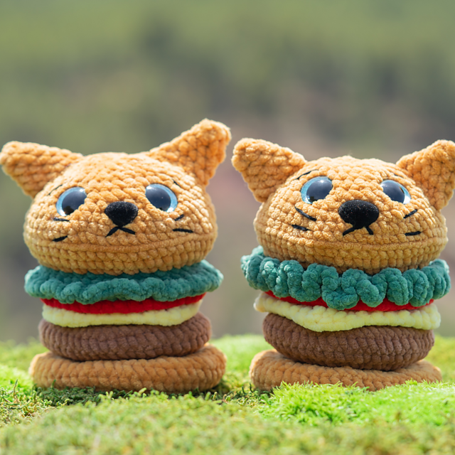 Ravelry: Patty the catburger pattern by Yarntastic Charlie