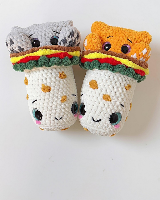 Ravelry: Pepe the purrito pattern by Yarntastic Charlie