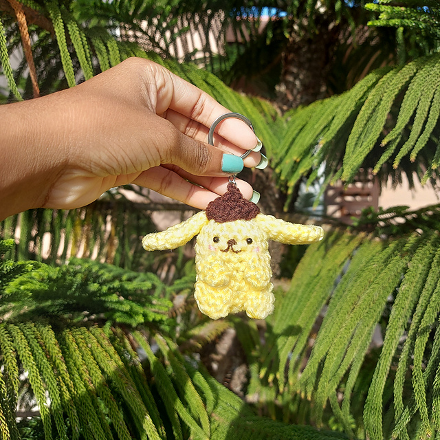 Ravelry: Pompompurin Keychain amigurumi pattern by Yavirielis Rodriguez