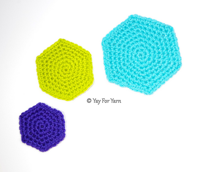 Ravelry: Basic Hexagon pattern by Yay For Yarn Patterns